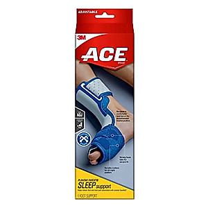 ACE Brand Plantar Fasciitis Sleep Support, Foot Brace Stays in Place All Night, Plantar Fasciitis Brace With Secure Fit and Long-Lasting Comfort, Sleep Support for Left and Right Foot, 8” to 15”