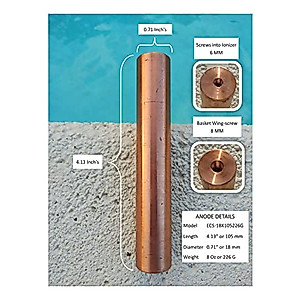 www.solarionizer.com Replacement Anode Guaranteed to fit Remington Solar (See Image 3) | Anode Dimensions (See Image 2) | Free: 1 Wing Screw and 1 Basket