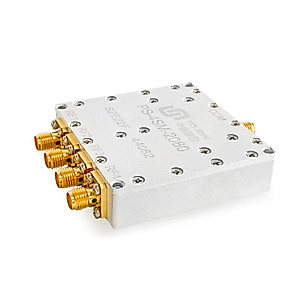 TOJOIN Passive Power Splitter 4 way for SMA Connectors, Coaxial Cable Splitter 2-8GHZ for RF/Microwave Measurements Accessories Splitter Coaxial, Antenna System Corrosion Resistant (PS-4SM-2080)