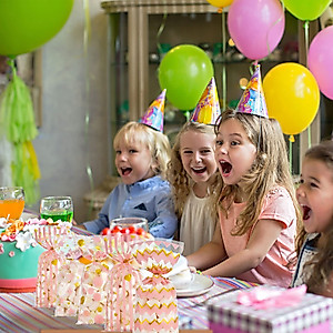 Whaline 120 Pack Valentine's Day Cellophane Bags with Twist Ties Wedding Cello Bags Pink Gold Goodie Treat Bags Dots Stripes Stars Hearts Candy Bags for Baby Shower Birthday Valentines Party Supplies