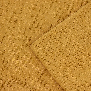 Coberllus Newborn Photography Props Outfits, Baby Photo Props Boys Girls Wrap Soft Knit Potato Blanket (Ginger Yellow)