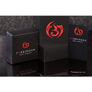 Forbidden Body Jewelry Non-Piercing Septum Jewelry: Fancy Multi Gem Clear CZ Crystal Clip On Septum Hanger