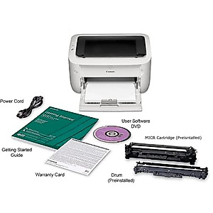 MTI LBP6030W ImageClass Check Printer Bundle with 1 OEM Modified 125 3484B001AA MICR Ink Toner Cartridge for Printing Payroll, Small Business and Personal Checks (2 Items)