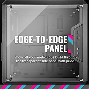 Cooler Master MasterBox Q300L Micro-ATX Tower with Magnetic Design Dust Filter, Transparent Acrylic Side Panel, Adjustable I/O & Fully Ventilated Airflow, Black (MCB-Q300L-KANN-S00)