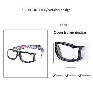 SooGree Sports Goggles for Basketball Soccer Football Protective Eyewear Goggles Eye Safety Glasses Anti Fog PC Lens for Men Adults (Blue)