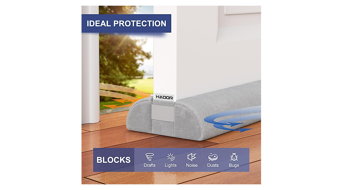 HADOR 36" Door Draft Stopper - Energy Efficient & Durable