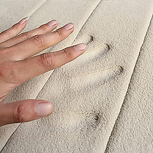 HOMJON Memory Foam Bath Mat, 31.5x19.8 Inches Anti-Slip Water Absorption Soft Bathroom Rugs Bath Bathroom Kitchen Floor Shower Carpet - Rose Red