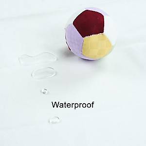 Organic Textiles Organic Cotton Liner Pad, Bassinet 36x18, Water-Resistant, Hypoallergenic, Baby Safe Non-Toxic & Unbleached, Great for Changing Pads, Machine Washable