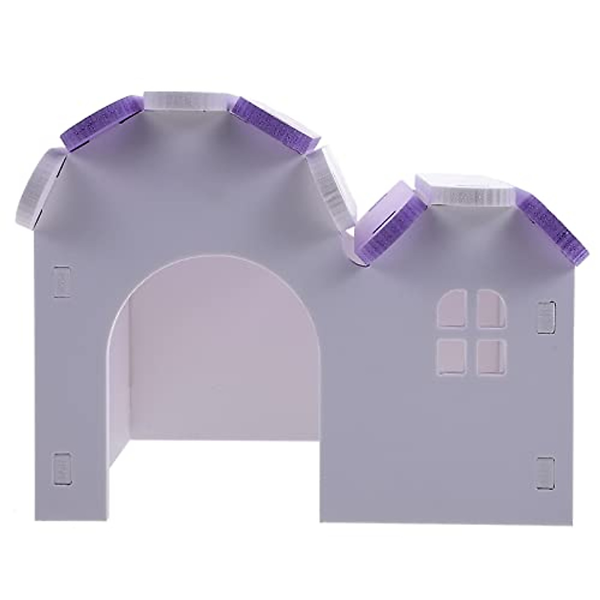 balacoo Hamster Hut Assemble Ecological Hut Deluxe Villa Slide Exercise Toys for Hamster Rat Gerbil Hamster Slide Hamster Castle