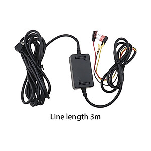 eMagTech Car Dash Cam Hardwire Kit with Mini USB Port 12V- 24V to 5V Dash Camera Charger Power Cable 3m Cable Length for Rear View Mirror Dash Cam