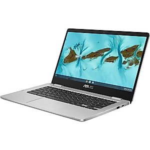 ASUS Chromebook C424M 14-inch FHD (1920 x 1080) Laptop - Intel Celeron N4020 CPU - 4GB RAM - 64GB eMMC Storage - WiFi 5 (802.11ac) - Bluetooth 5.0 - Chromebook OS