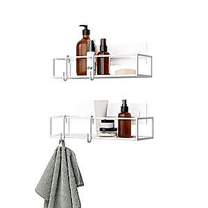 Umbra Cubiko Shower Bin Caddy Set, White