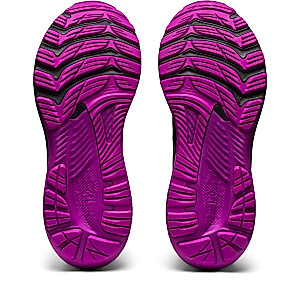 ASICS Women's Gel-Kayano 29 LITE-Show Running Shoes, 8.5, Black/Orchid