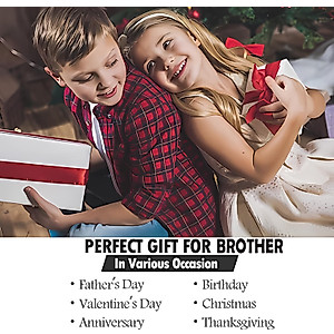 NIAEIAIE Funny Gifts for Brother Adult-Birthday Brother Gifts from Sister-Big Brother Gifts for Boy-Christmas Gifts for Brother-Best Gifts for Brother Dad Husband Son Boyfriend Him(14oz)