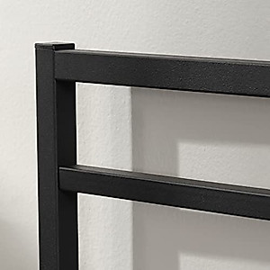 Sauder Cannery Bridge Queen Platform Bed, Black Finish