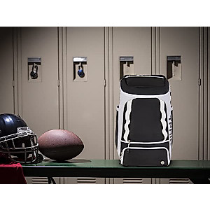 TPAID Basketball Backpack Large Basketball Soccer Equipment Bag Sports Volleyball Football Backpack, with Shoe Compartment and Hidden Basketball Mesh Bag