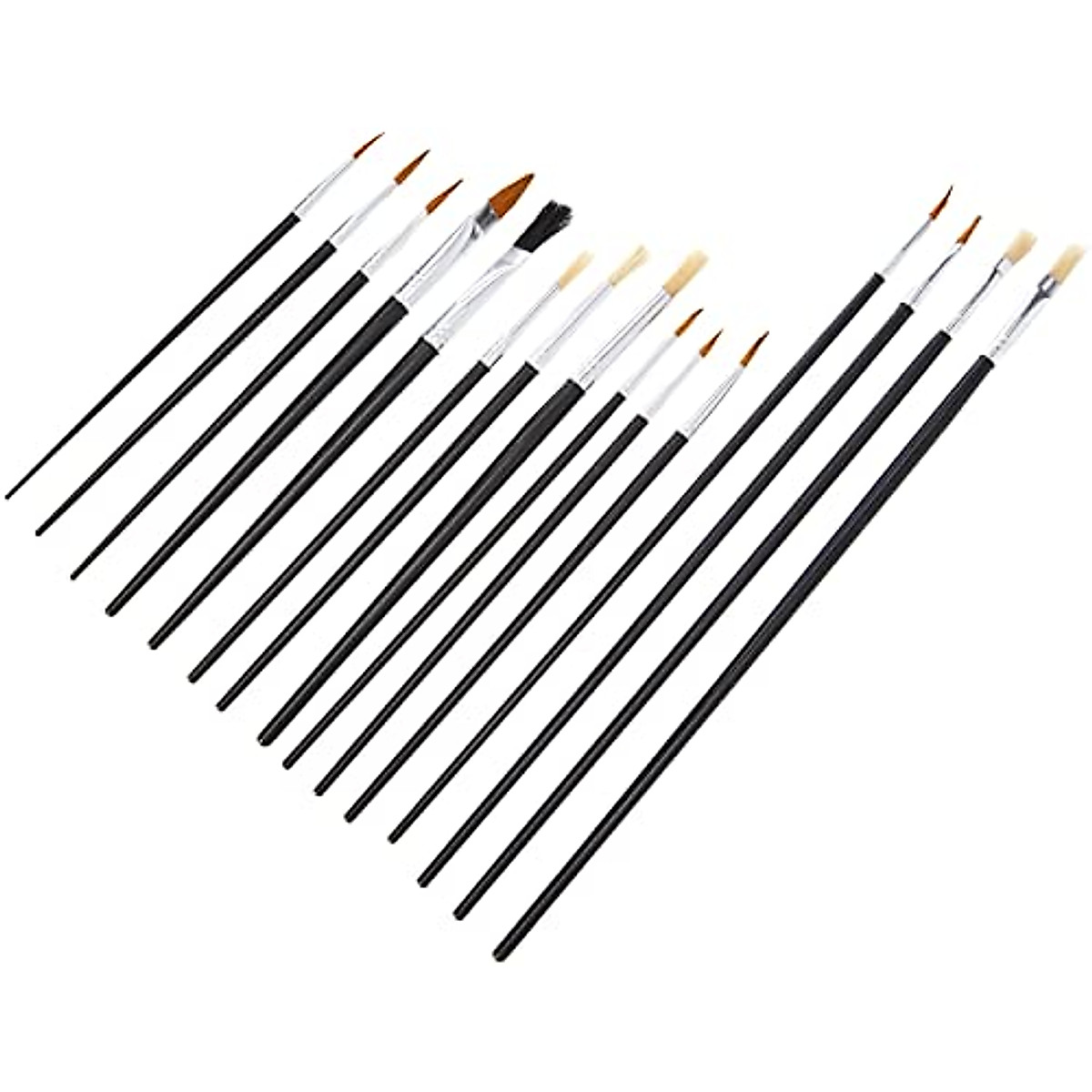 Artbox Wooden Handle Paint Brush (Pack of 15)