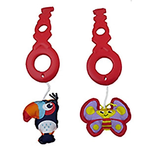Replacement Parts for Fisher-Price Animal Activity Jumperoo - FFJ00 ~ Baby Activity Center ~ Replacement Hanging Toys ~ Toucan and Butterfly