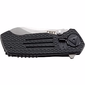 CRKT Prequel EDC Folding Pocket Knife: Take Apart Field Strip, Modified Tanto Blade, Flipper Open, Liner Lock, Nylon Handle, Deep Carry Pocket Clip 2420