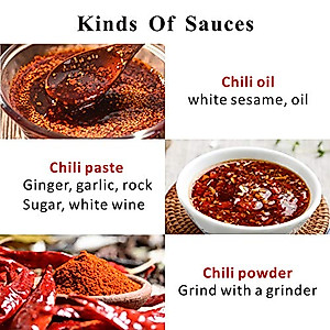 Yimi Dried Chiles Peppers, 5.3oz Red Hot Chili, Spicy Hot Heat, Great For Mexican,Thai and Chinese Recipes,like Pozole, Tamales, Hotpot, In Resealable Bags, Super Hot, Ideal Gift for Halloween