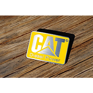 TotalShop Caterpillar Diesel Power Belt Buckle, Yellow, 3-1/2" x 2-1/2"