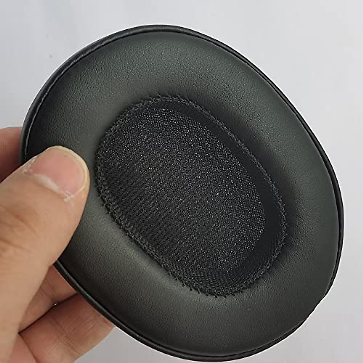 Hesh 3 Protein Leather Replacement Ear Pads Compatible with Skullcandy Crusher Wireless Crusher Evo Crusher ANC Hesh 3 Headphones Ear Cushions, Headset Earpads, Ear Cups Repair Parts