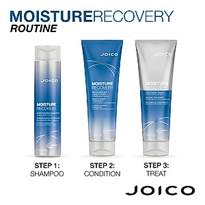 Joico Moisture Recovery Moisturizing Conditioner | For Thick, Coarse, Dry Hair | Restore Moisture, Smoothness, Strength, & Elasticity | Reduce Breakage | With Jojoba Oil & Shea Butter | 8.5 Fl Oz