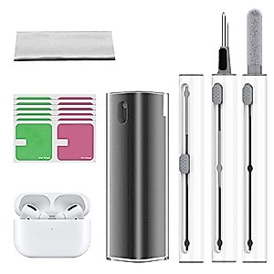 Airpods Cleaning Kit, 2 in 1 Cleaning Pen Kit for Airpods Pro 2 3 Case Airpods 2nd 3rd Generation Case, Touchscreen Mist Cleaner for iPhone, Laptop, Computer Screen