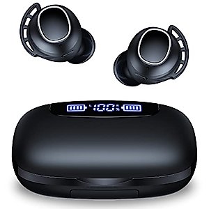 TAGRY Wireless Headsets with Charging Case IPX7 Waterproof for Sports