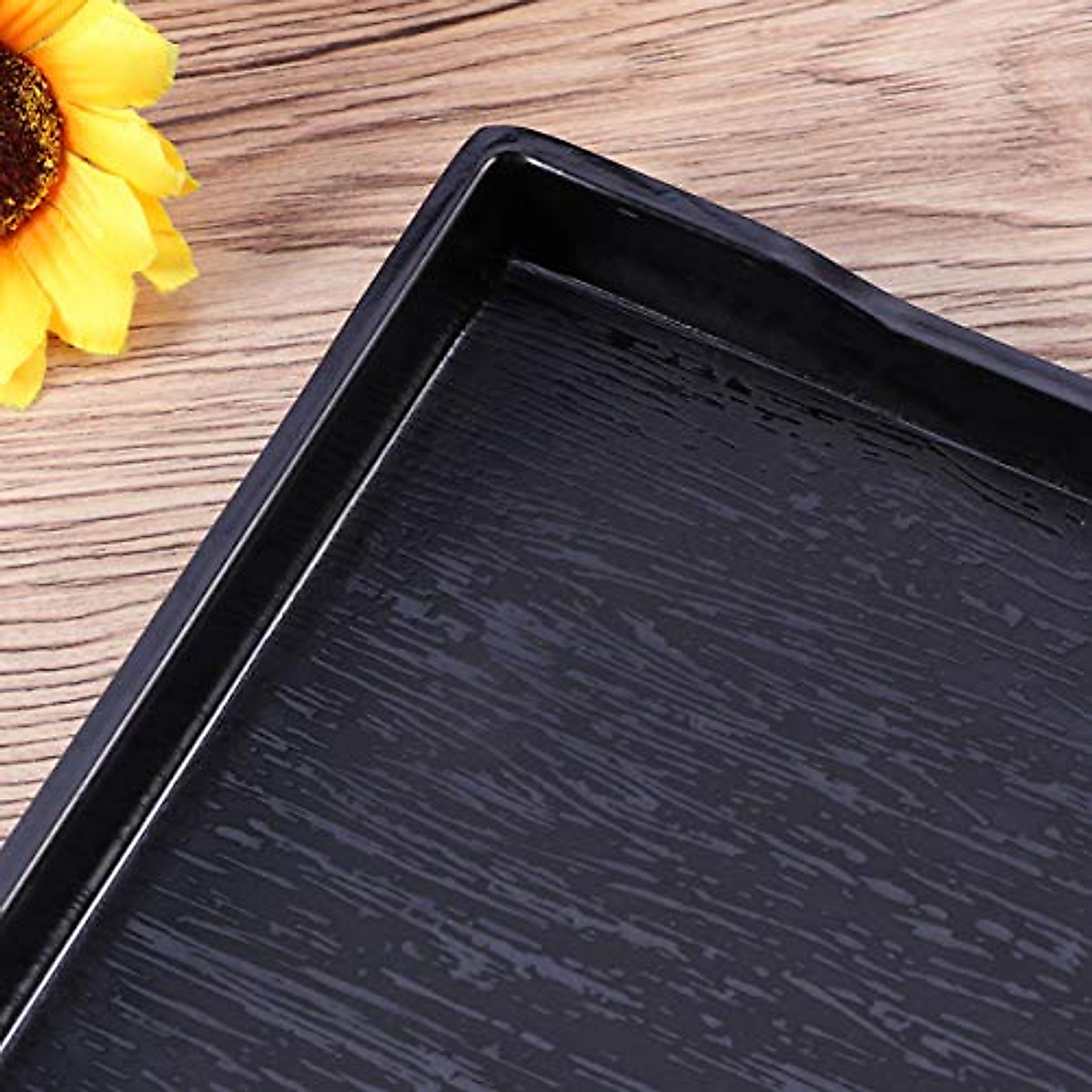 Ipetboom Reptile Water Dish 1Pc Reptile Food Bowl, Tortoise Habitat Accessories Pets Feeding Plate Reptile Feeding Bowl Pet Breeding Tray for Reptile and Amphibian, 24.5x18x2cm Turtle Water Bowl