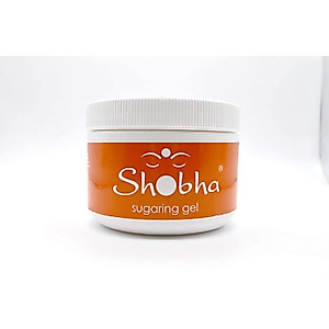 Shobha Sugaring Kit – Professional Salon Formula Hair Removal Kit – Sugaring Wax, Muslin Strips, Pre-Waxing Powder & Plastic Reusable Spatulas – Gentle Waxing Alternative