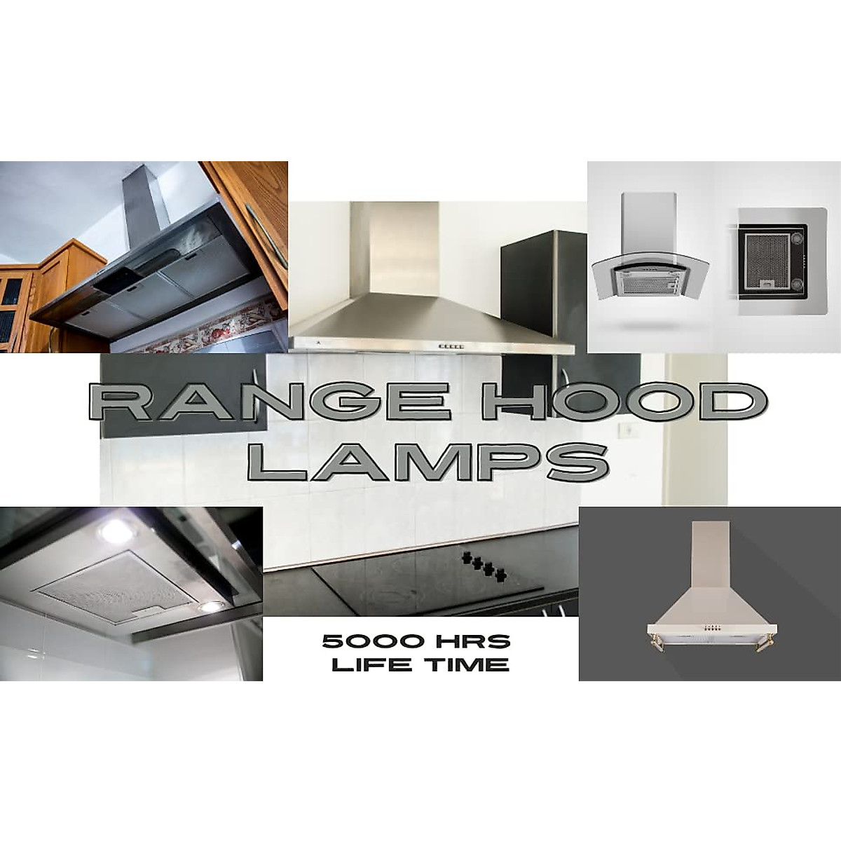 Pack of 2, E27 European Base 50W Kitchen Hoods GE WB08X10028 Appliance Bulbs