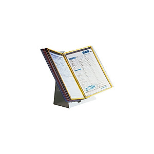 Tarifold, Inc. D291 Desktop Reference Starter Set, 10 Pockets, 5 Tabs