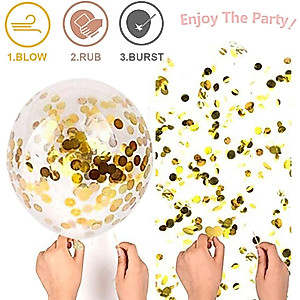 Purple Balloons Garland Arch Kit, Metallic Purple Balloons Arch 18'' 12'' 10'' 5'', Purple Confetti Balloons for Birthday Baby Shower Wedding Graduation Party Decorations for Women Girls Birthday