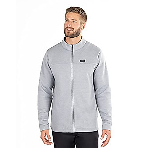 TravisMathew Men's Koozie 2.0 Jacket, Light Grey, Small