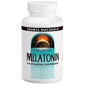 Source Naturals Sleep Science Melatonin Complex with GABA 3 mg Peppermint Flavored - 100 Lozenges
