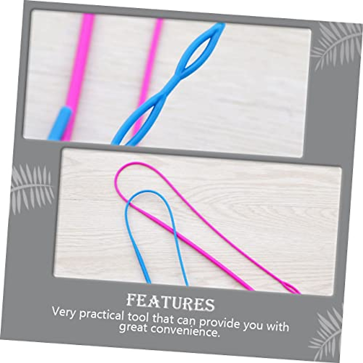 EXCEART 1 Set String Drawstring Sewing Tools Wire Guide DIY Knitting Tools Threader Auxiliary Threading Tool Thread Inserting Tool Set Belt Threader Embroidered Drawstring Thread