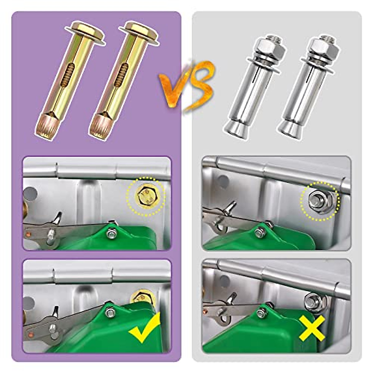 KHEARPSL Automatic Waterer Bowl with Brass Float Valve and Drain Hole, Stainless Steel Dog Livestock Water Bowl with Hose, Connector and Screws