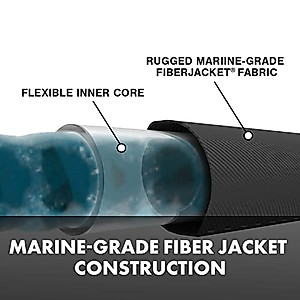 Aqua Joe AJFJH50-58-PRO FiberJacket Non-Expanding Kink-Free Garden, RV, Marine and Camper Hose, Ultra-Lightweight, Drinking Water Safe, ft, 50-Feet x 5/8-Inch