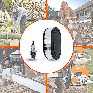 Mtanlo Air Filter Kit For Troy-Bilt walk-behind mower models TB110 TB115 TB200 TB230 TB240 TB320 TB330 TB370, Fits Troy-Bilt TB280ES, TB390ES, TB380ES, TB410XP and TB130XP