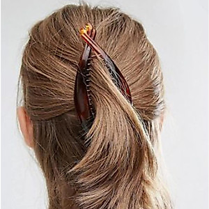 Banana Hair Clips for Women Set - Banana Clips Hair for Thick Hair, banana clips hair for fine hair, Flexible Hair Banana Grips Ponytail Holder Hair Comb Hair Accessories (C)