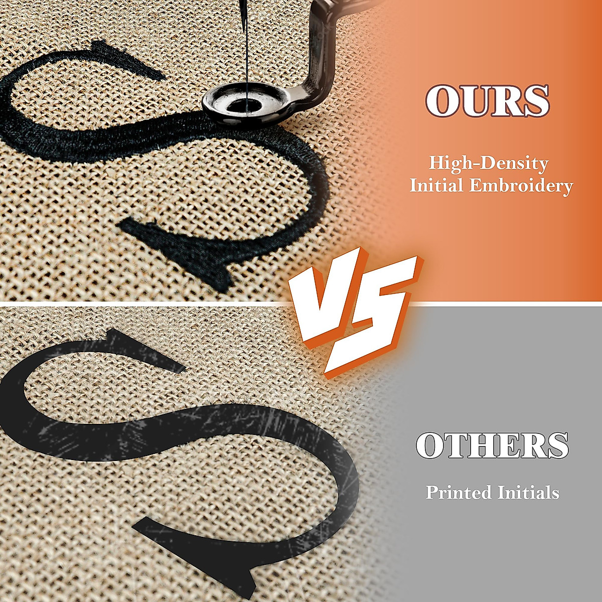 TOPEAST Monogrammed Tote Bag Gifts for Women, 30th 40th 50th Birthday Gifts for her, Personalized Tote Bags with Zipper and Strap for Travel, Reusable Grocery Bags for Shopping, Wedding Gifts Letter L