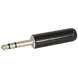 Switchcraft S267 0.206" (5.23mm) Stereo Phone Plug 3-Conductor TRS Open Circuit Connector Solder Eyelet