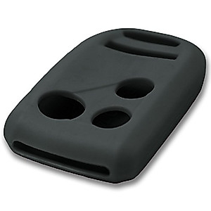 Keyless2Go Replacement for New Silicone Cover Protective Case for Honda Goldwing Remote Key Fob - Black