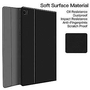 Keyboard Case for Samsung Galaxy Tab S6 Lite 10.4" 2024/2022/2020, Smart case with 7color Backlight Detachable Wireless Keyboard Cover with S Pen Holder (S6 LITE)