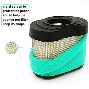 Extended Life Series 2 Pack of Air Filter for Briggs & Stratton 792105 276890 4163205 4163206 44H777