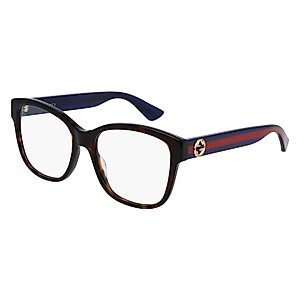 Gucci frame (GG-0038-O 003) Optyl Dark Havana - Glitter Blue