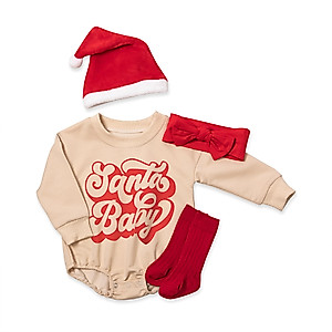 Abbence My First Clothes Outfit Baby Boy Girl Oversized Sweater Romper Clothes 12-18 Months