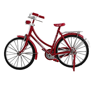 Garneck 1/10 Scale Bike Model Mini Model Bike Ornament Bike Toy Toy Bike Finger Bicycles Model Classical Bike Toy