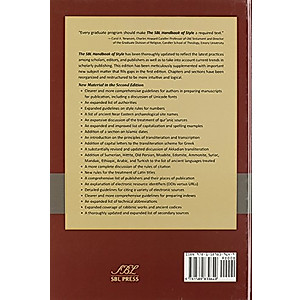 The SBL Handbook of Style